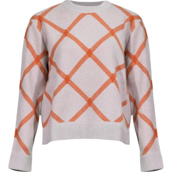 Kinross | Sweaters | New Kinross Womens Reversible Bias Plaid Sweater ...